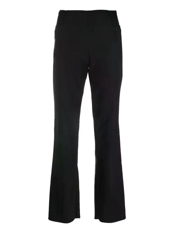 Gucci 2000s Side-buckle Straight-leg Trousers - Black