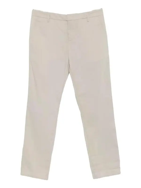 DONDUP Beige Belt-loop Button-fastening Trousers - Neutrals
