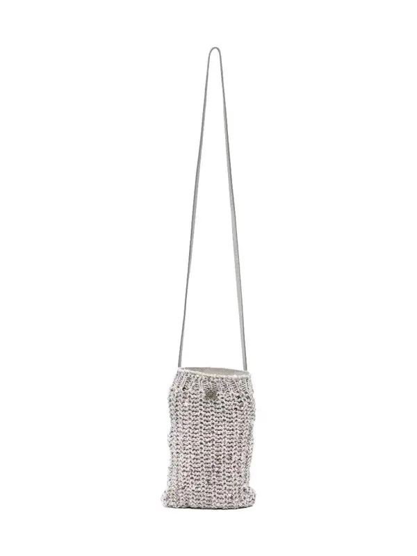PANICALE Sequin Embellished Cross Body Bag - Grey