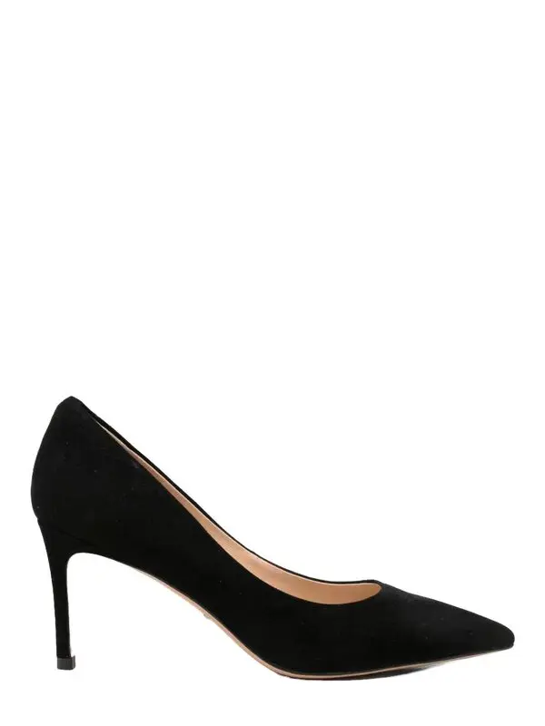 LINDA BAUMANN Pointed Toe Stiletto Heel Pumps - Black