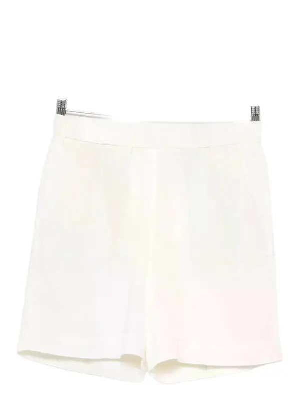 Gant Elasticated Waistband Shorts With Tonal Topstitching - Neutrals