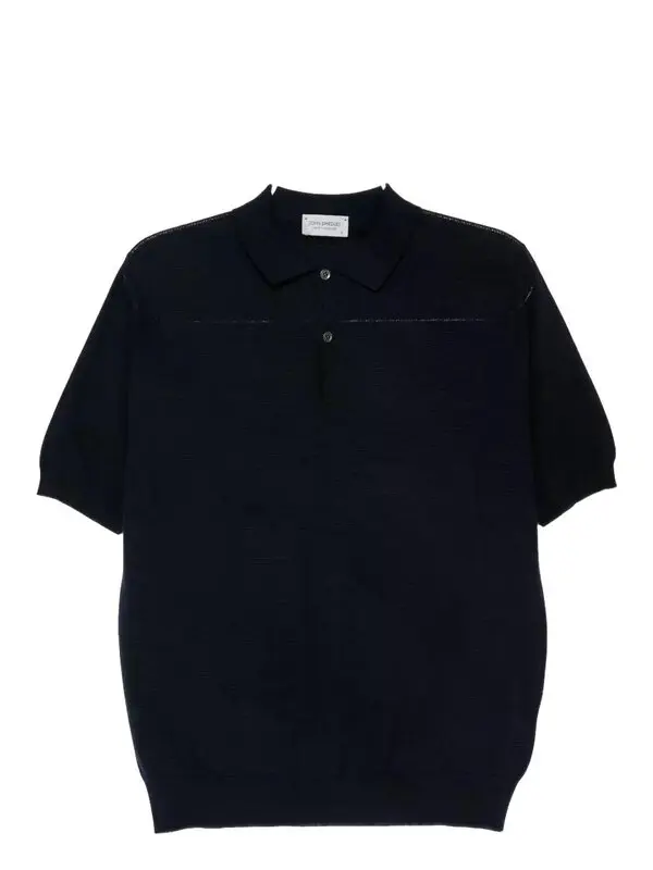 John Smedley 14singular Polo Shirt - Blue