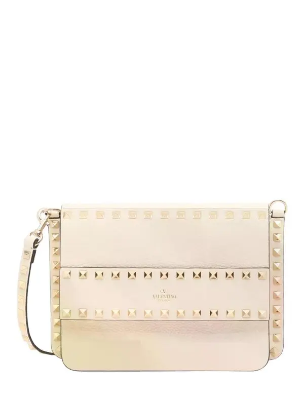 Valentino Garavani Rockstud Small Shoulder Bag - White