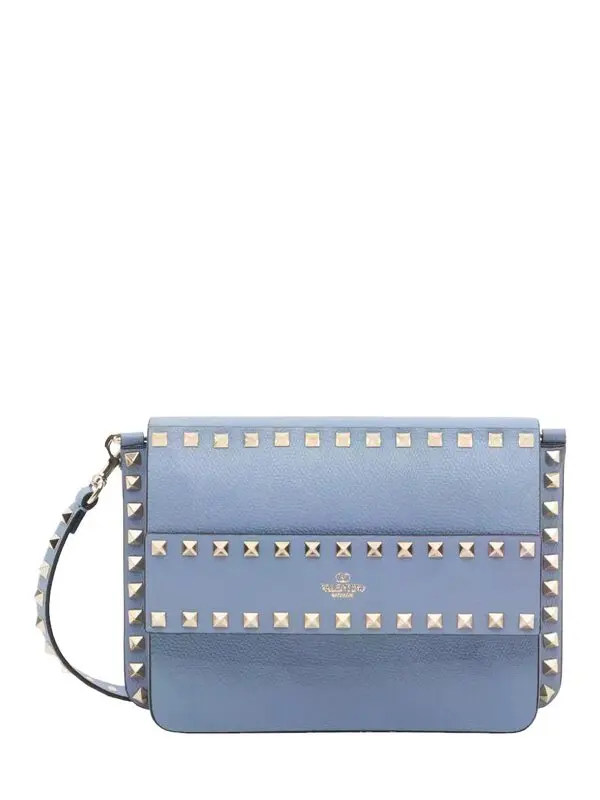 Valentino Garavani Rockstud Small Shoulder Bag - Blue