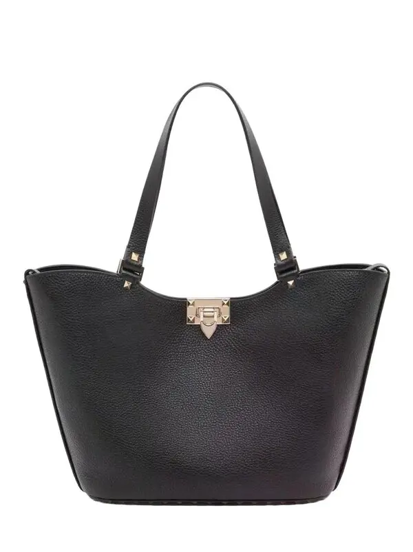 Valentino Garavani Rockstud Small Shopping Bag - Black