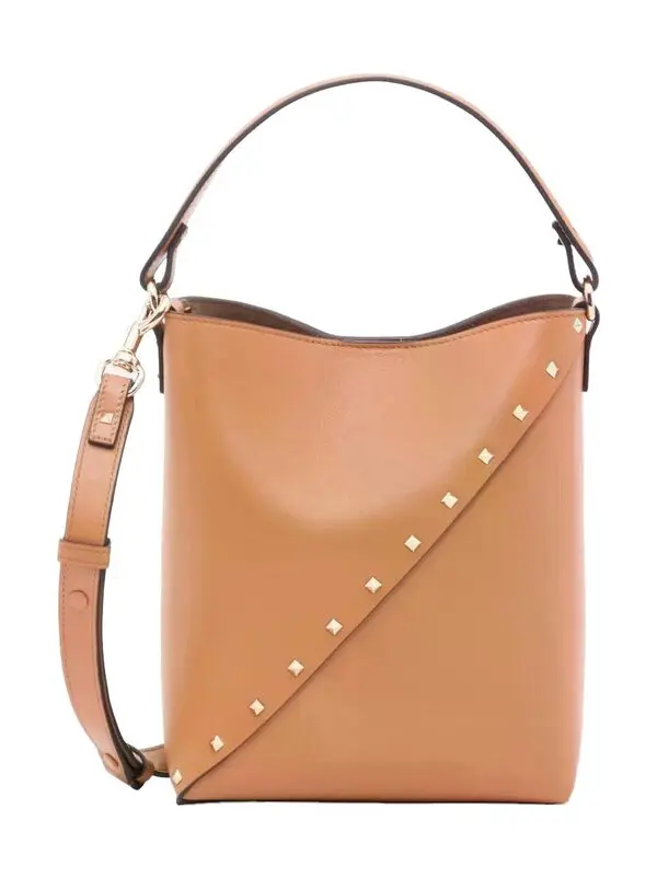 Valentino Garavani Rockstud Bucket Bag - Brown