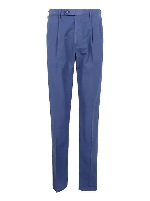 Incotex Coulisse Chino Trousers - Blue