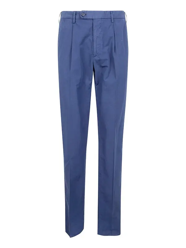 Incotex Coulisse Chino Trousers - Blue