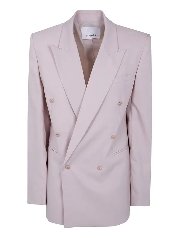 THE FRANKIE SHOP Monterey Structured Blazer - Pink