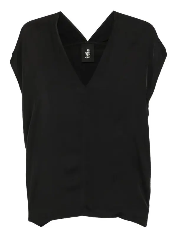 THOM KROM Sleeveless Oversized Waistcoat - Black