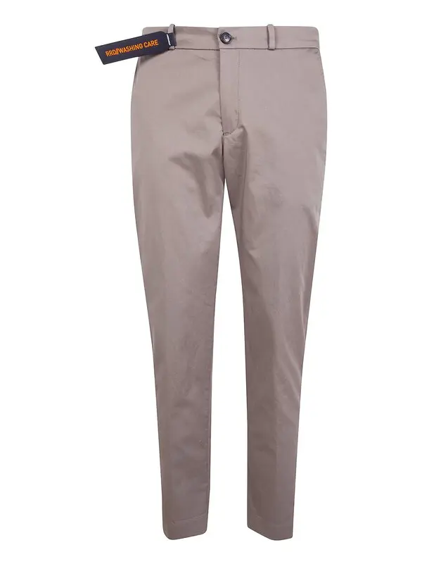 RRD Cottech" Chino Jo Trousers - Brown
