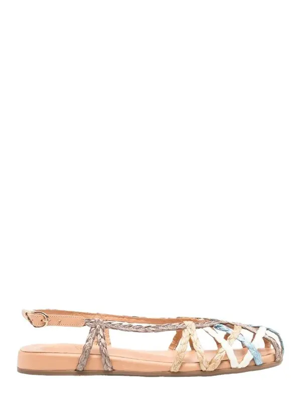 ANCIENT GREEK SANDALS Kardia Flat Sandals - Multi