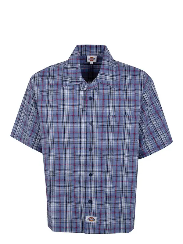 Dickies Springdale" Shirt Short Sleeve - Blue