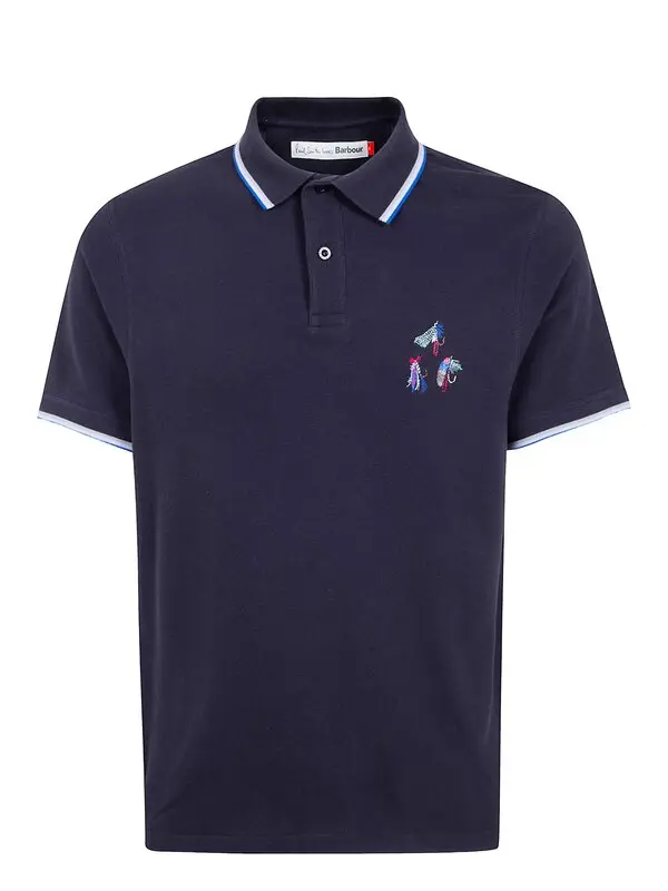 PAUL SMITH LOVES BARBOUR Polo - Blue