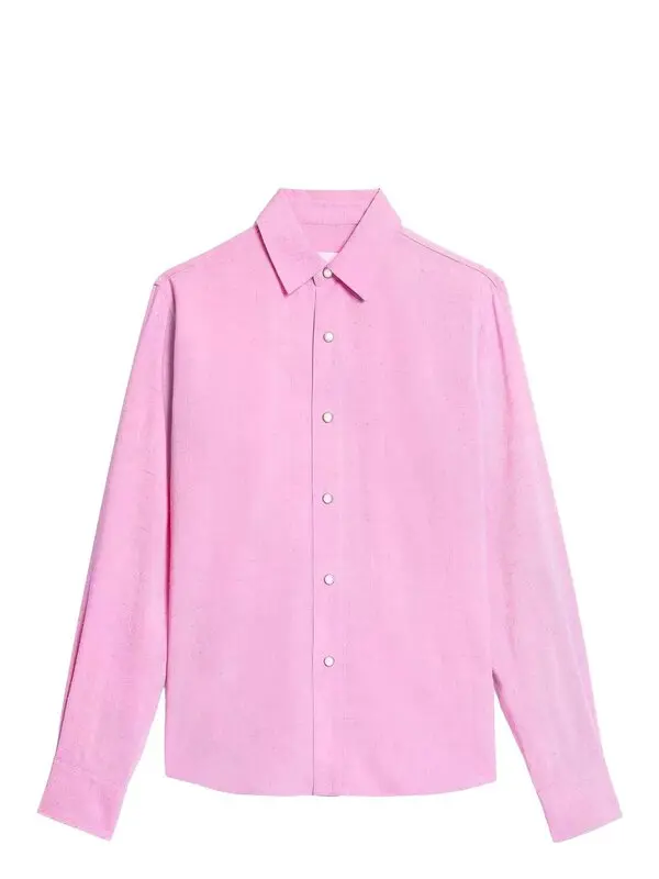 AMI Paris Long-sleeve Buttoned Shirt - Pink