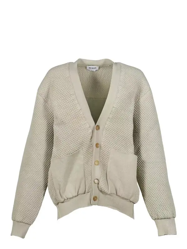 HED MAYNER Patch Pocket Cardigan - Neutrals