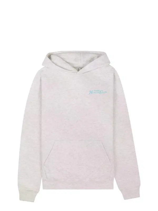 SPORTY & RICH Logo-print Hoodie - Grey