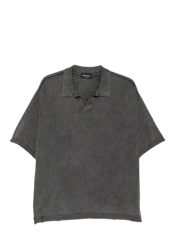 AROVESCIO Faded-effect T-shirt - Grey