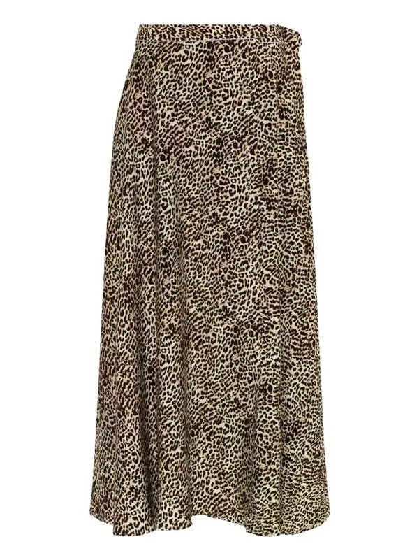 Munthe Ubba Leopard-print Maxi Skirt - Neutrals