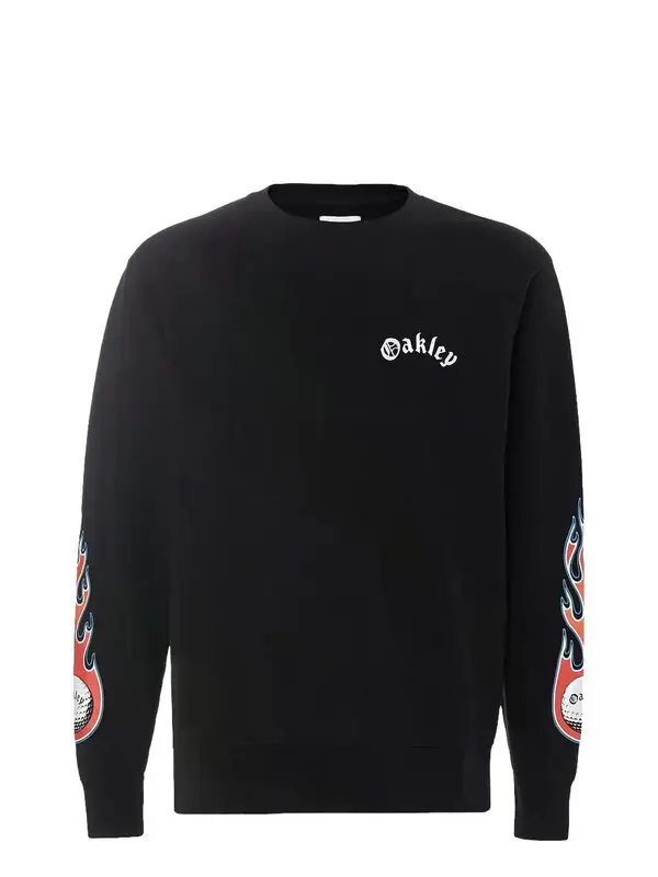 Oakley Flames Sweatshirt - Black