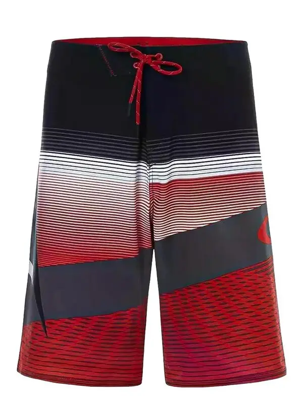 Oakley Striped Board Shorts - Black