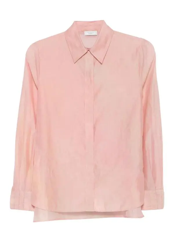 Peserico Button-fastening Long-sleeve Shirt - Pink