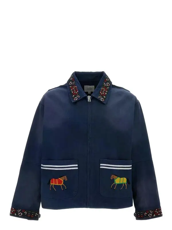 FOUND Horse Equine Work Jacket - Blue