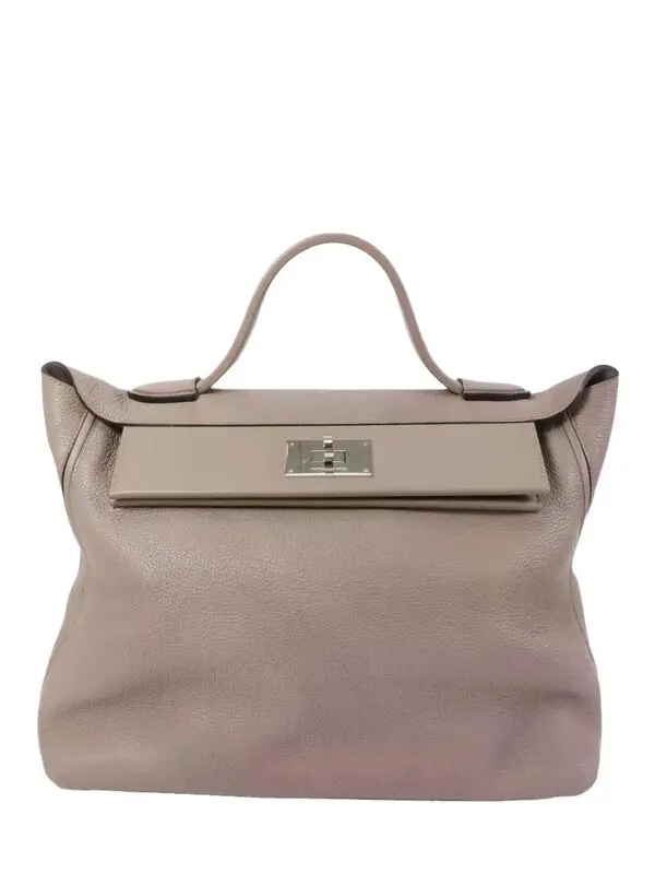 Hermès 35cm 24/24 Togo Leather Tote Bag - Neutrals