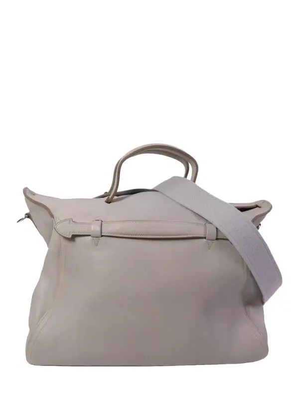 Hermès Oxer Leather Two-way Handbag - Grey