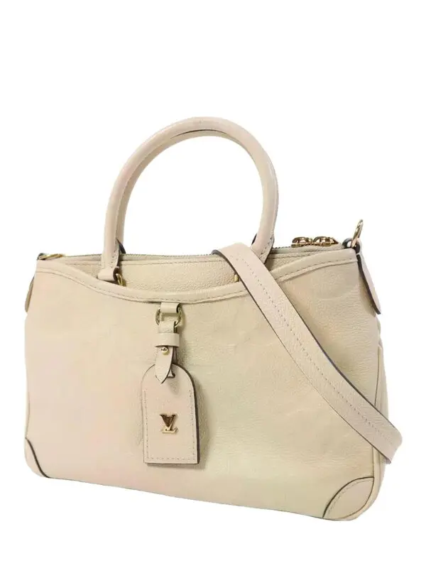 LOUIS VUITTON Trianon Pm Monogram Empreinte Shoulder Bag - Neutrals