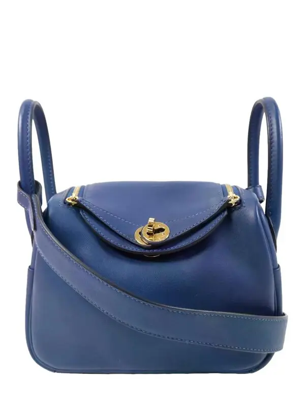 Hermès Mini Lindy Shoulder Bag - Blue