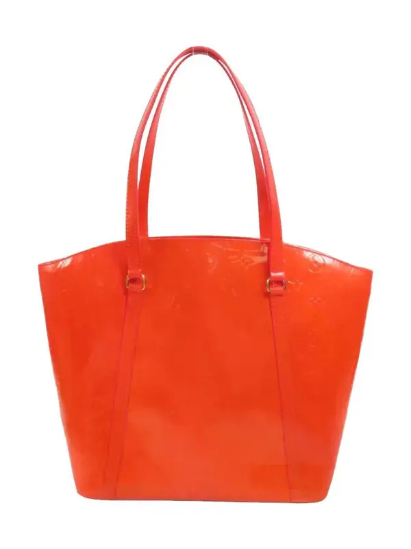 LOUIS VUITTON Avalon Monogram Vernis Tote Bag - Red