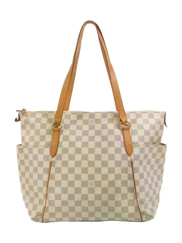 LOUIS VUITTON Damier Azur Totally Shoulder Bag - Neutrals