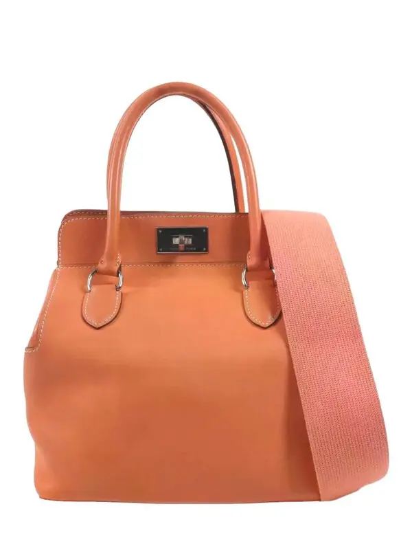 Hermès 2013 Toolbox Swift Leather Tote Bag - Orange