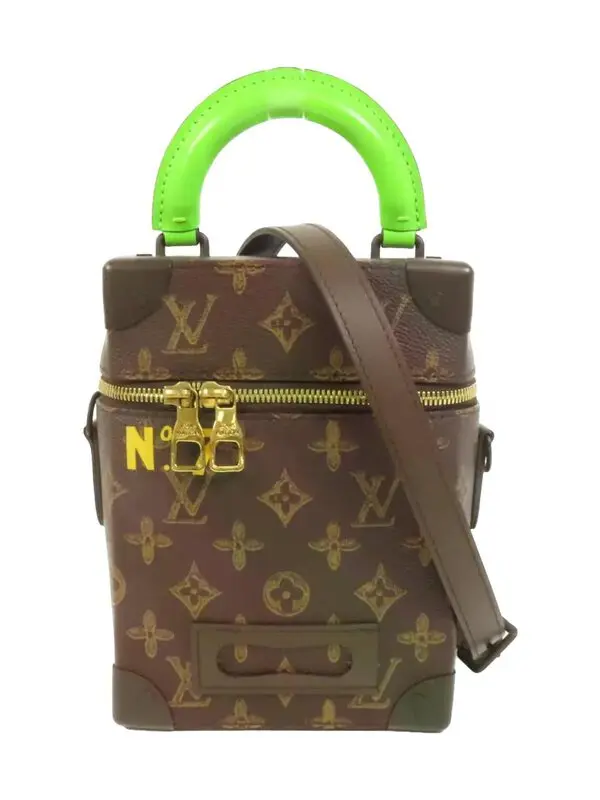 LOUIS VUITTON Vertical Box Trunk Bag - Brown