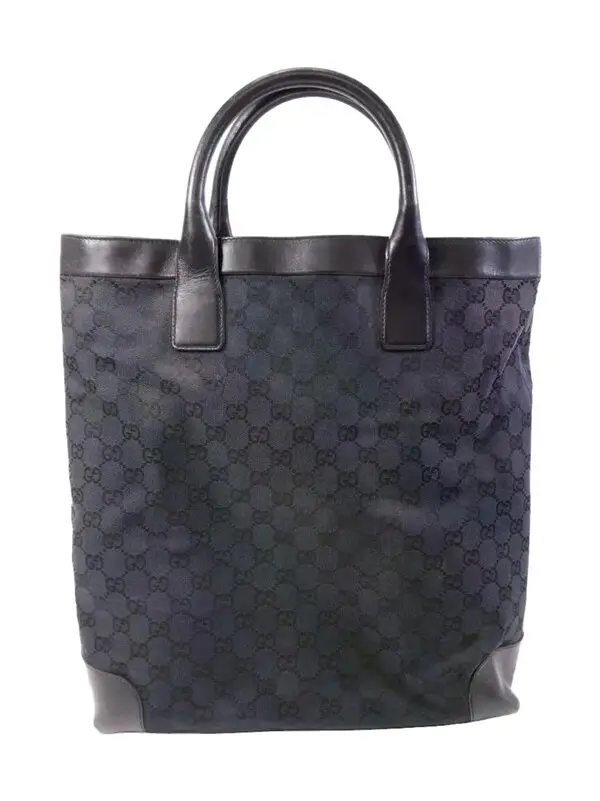 Gucci Gg Canvas Tote Bag - Blue