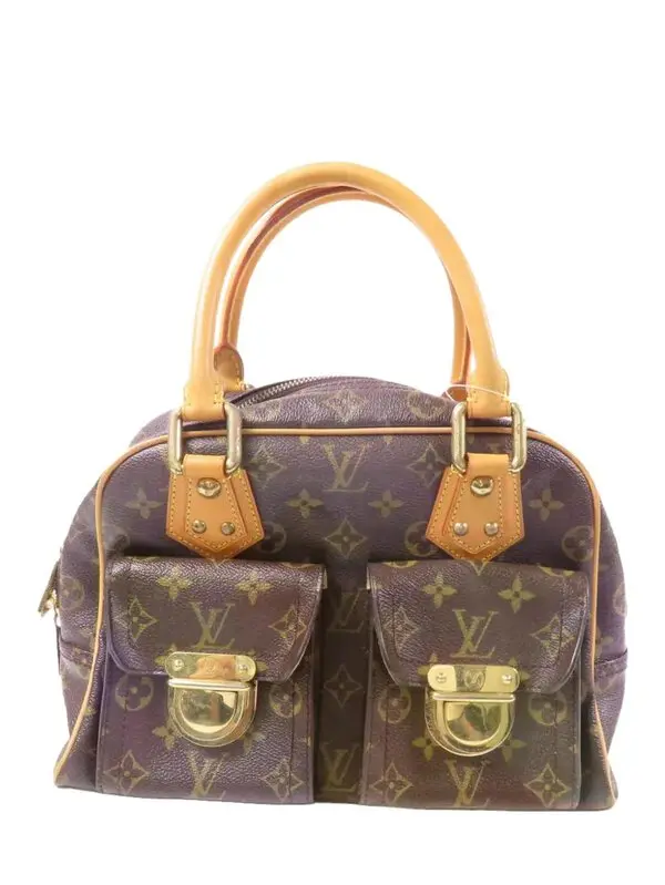 LOUIS VUITTON Manhattan Pm Handbag - Brown
