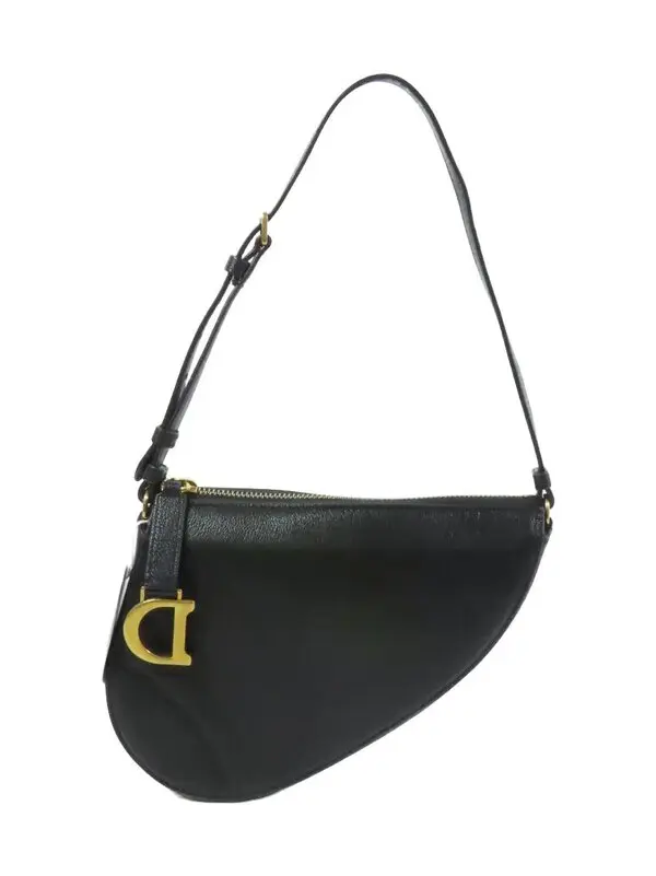 Dior Saddle Rodeo Shoulder Bag - Black