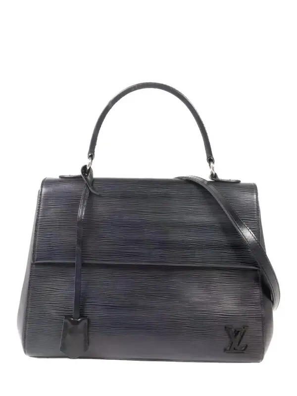 LOUIS VUITTON Epi Cluny Bb Tote Bag - Black