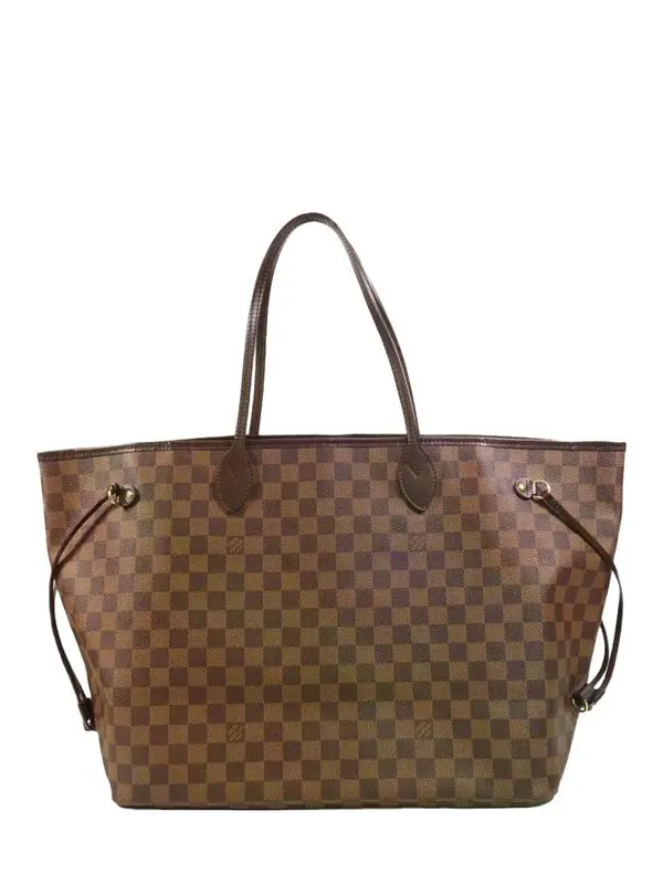 LOUIS VUITTON Damier Ebene Tote Bag - Brown