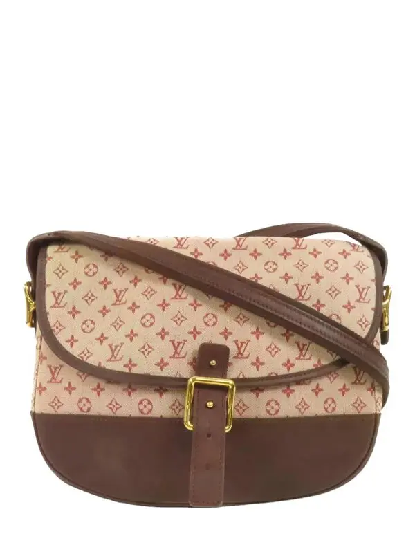 LOUIS VUITTON Marjorie Monogram Mini Lin Shoulder Bag - Red
