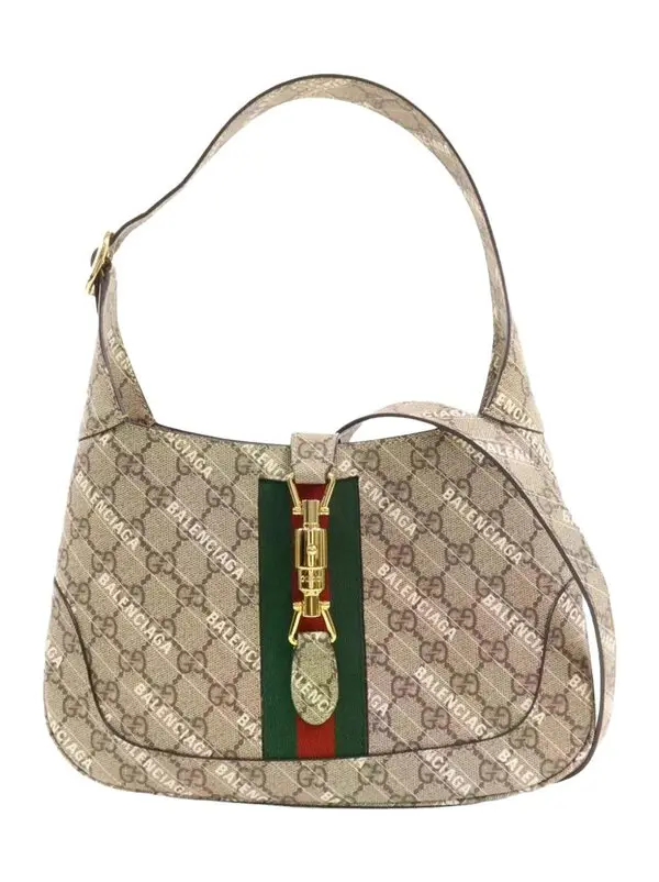 Gucci X Balenciaga Jackie 1961 Shoulder Bag - Neutrals