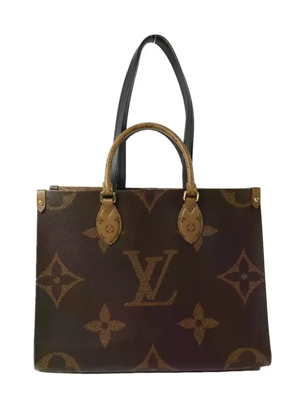 LOUIS VUITTON Monogram Giant Onthego Two-way Handbag - Brown