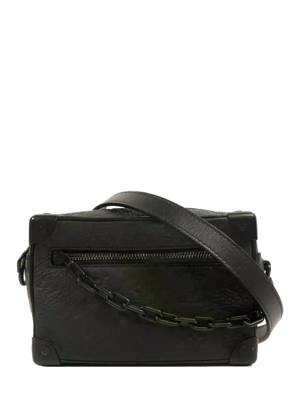 LOUIS VUITTON Mini Soft Trunk Shoulder Bag - Black