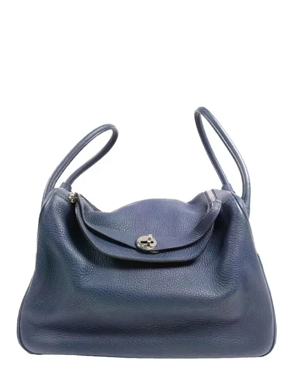 Hermès 34 Lindy Shoulder Bag - Blue