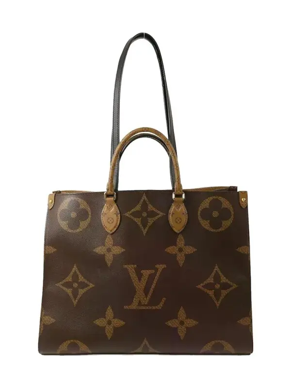 LOUIS VUITTON On The Go Gm Tote Bag - Brown