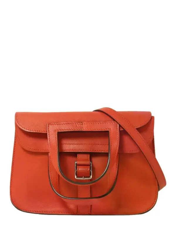Hermès Halzan Two-way Handbag - Orange