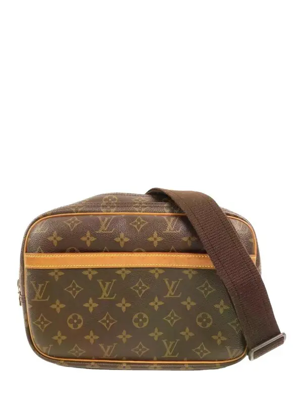 LOUIS VUITTON Reporter Shoulder Bag In Monogram Canvas - Brown