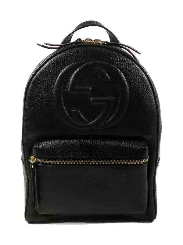 Gucci Soho Leather Backpack - Black