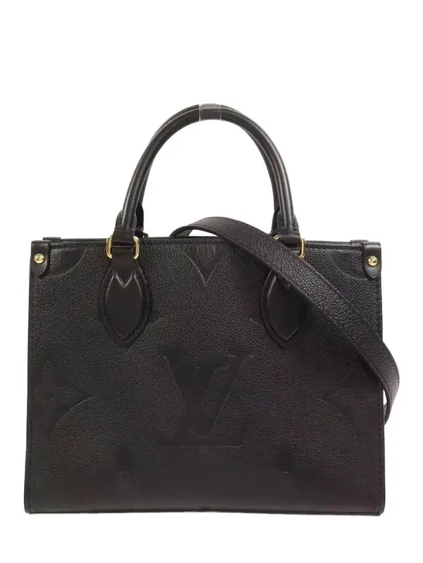 LOUIS VUITTON Onthego Pm Tote Bag - Black